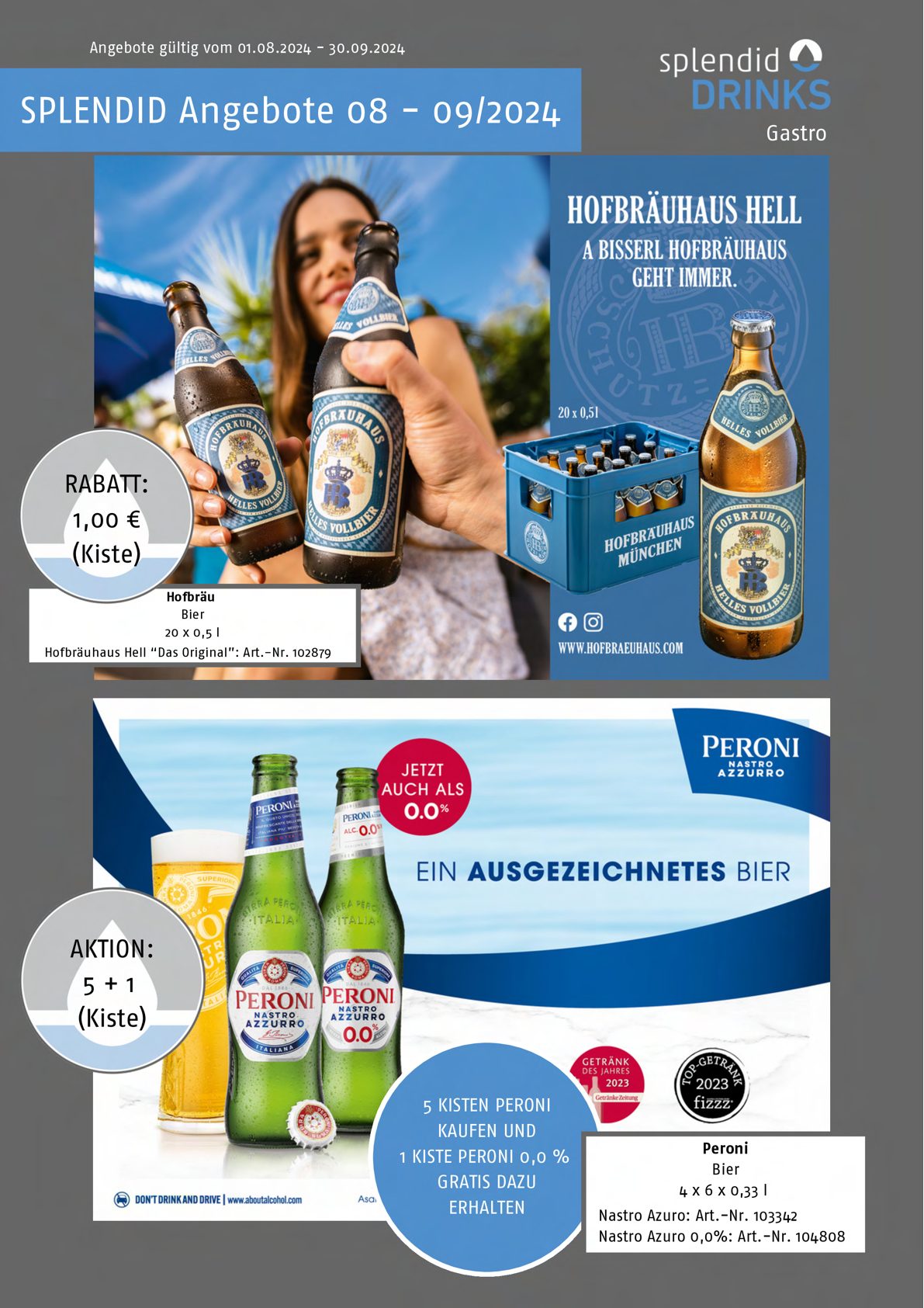 Sortiment | Splendid Drinks