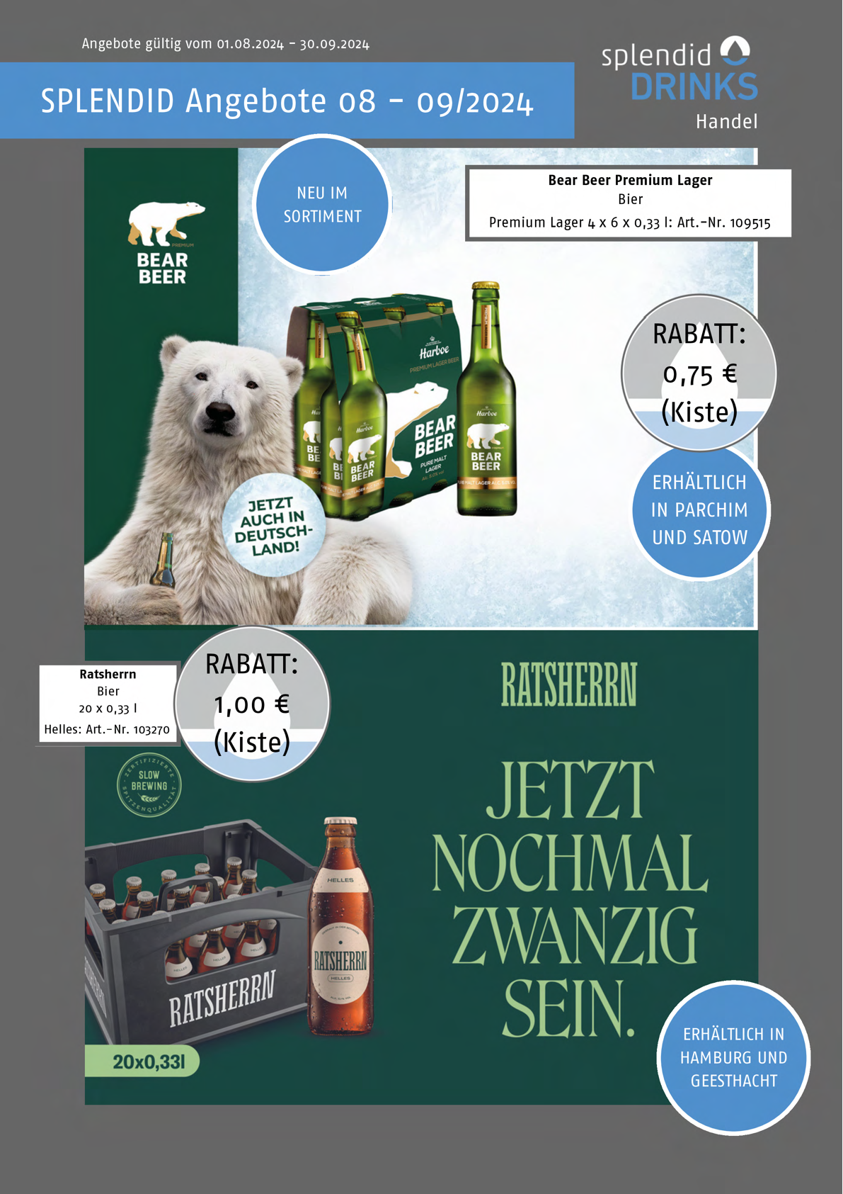 Sortiment | Splendid Drinks