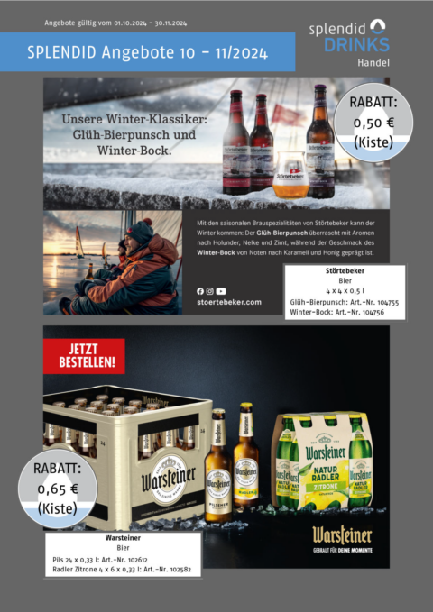 Sortiment | Splendid Drinks